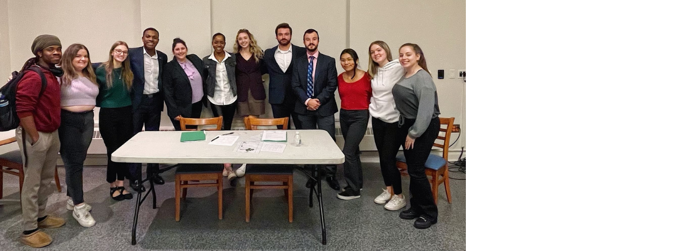 Erica Litvak and Matthew Parker Judge Mock Trial for FDU and SHU Teams ...